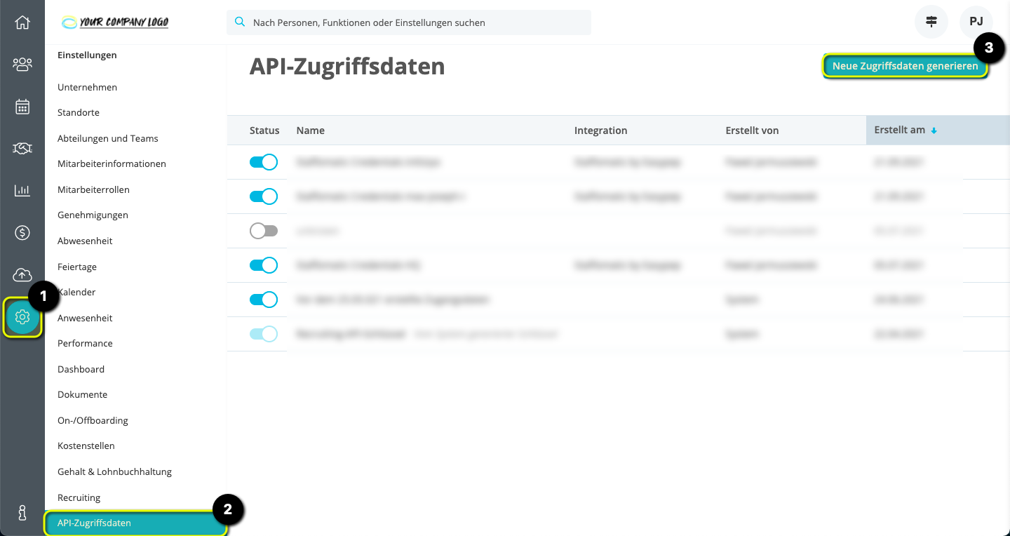 Wie funktioniert die API Integration zwischen Staffomatic und Personio?